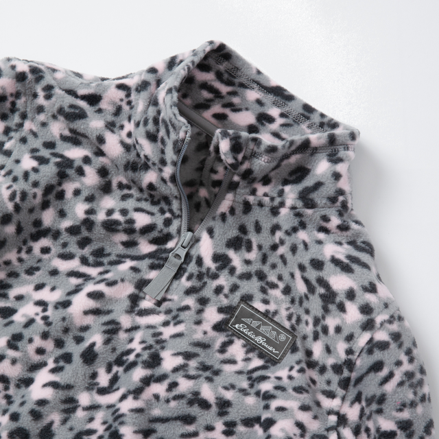 Eddie Bauer Kids Girls Quest Fleece 1/4-Zip - Print
