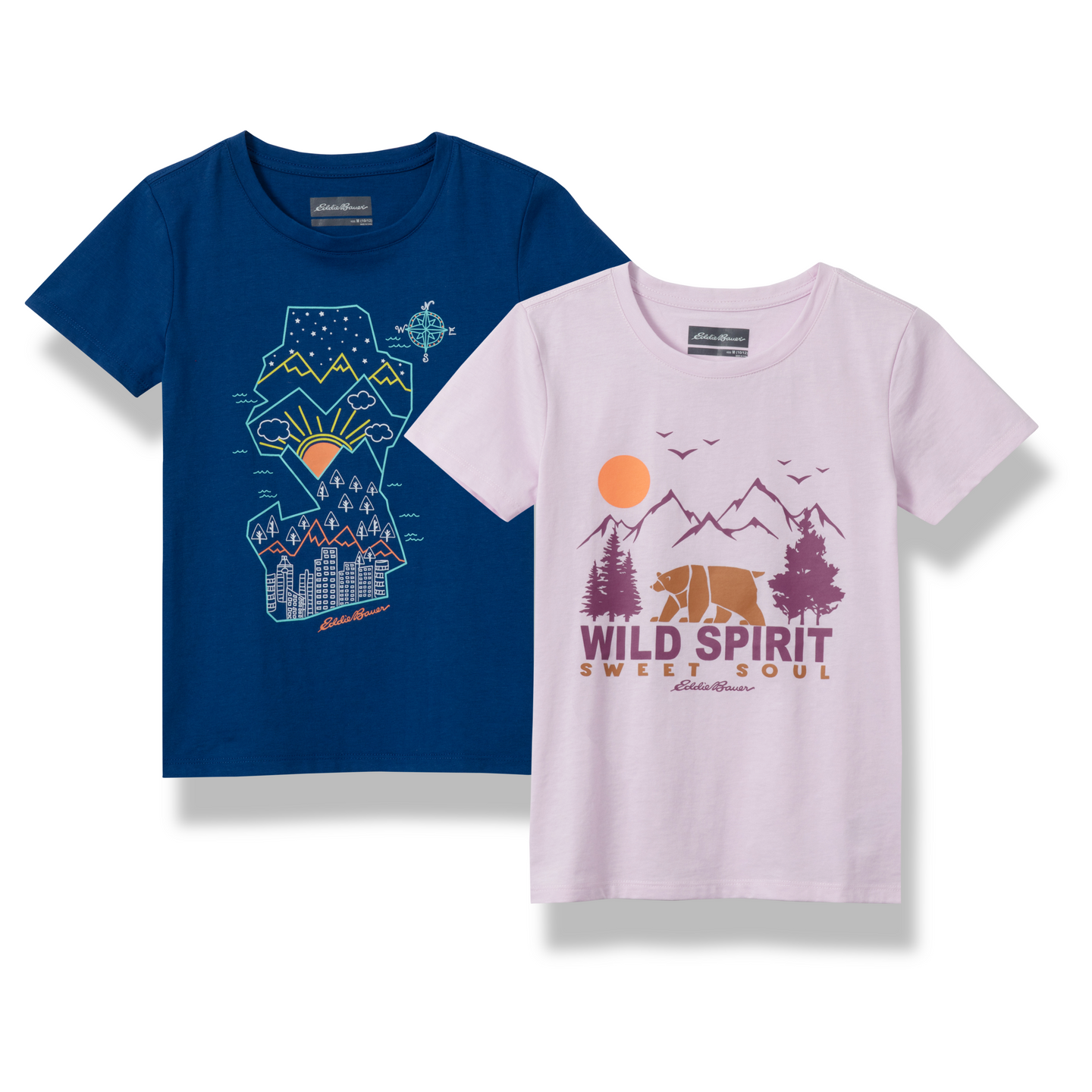 Eddie Bauer Kids Girls Graphic Ss T-Shirt - Bundle