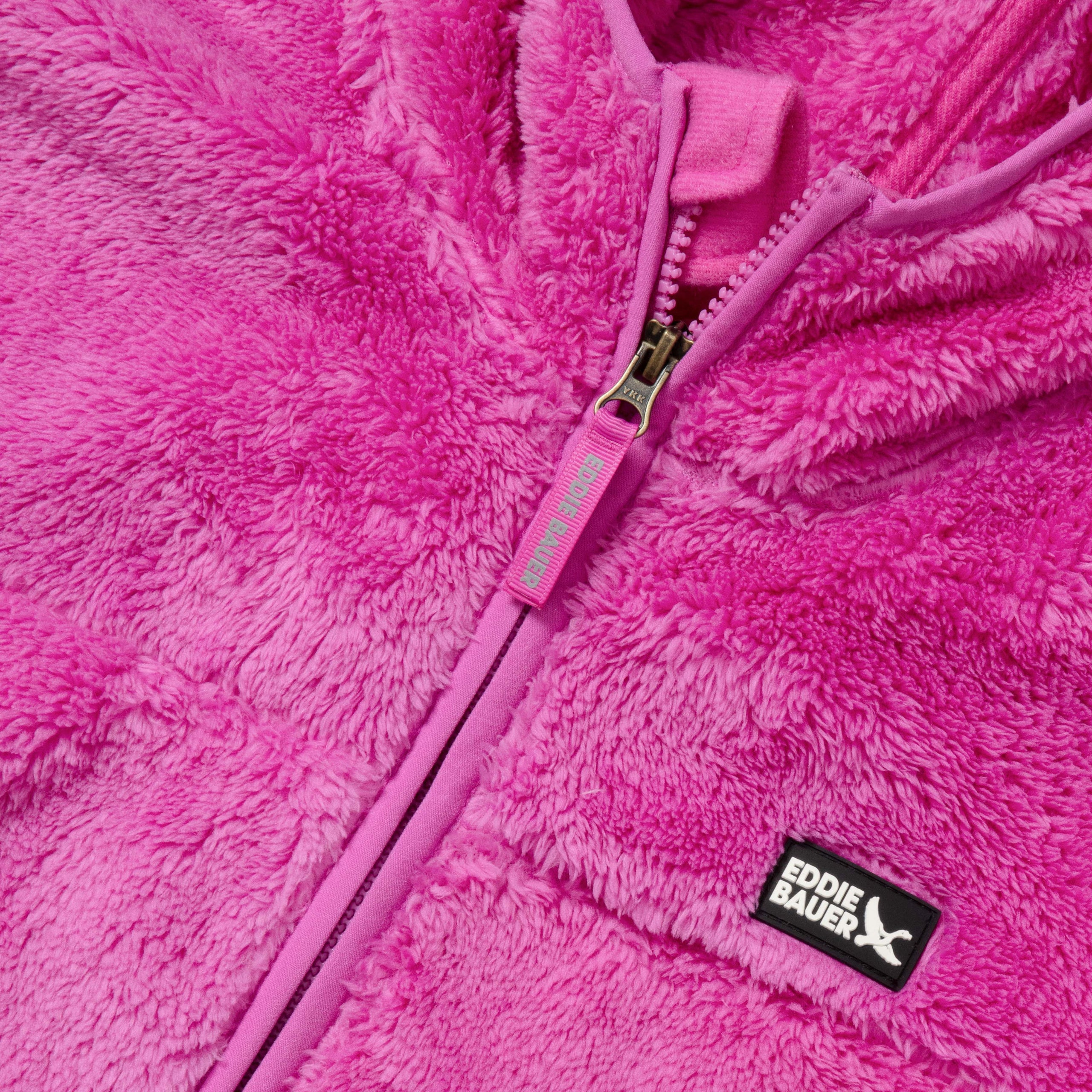 Eddie Bauer Kids Kids Quest Fleece Plush Hooded Jacket