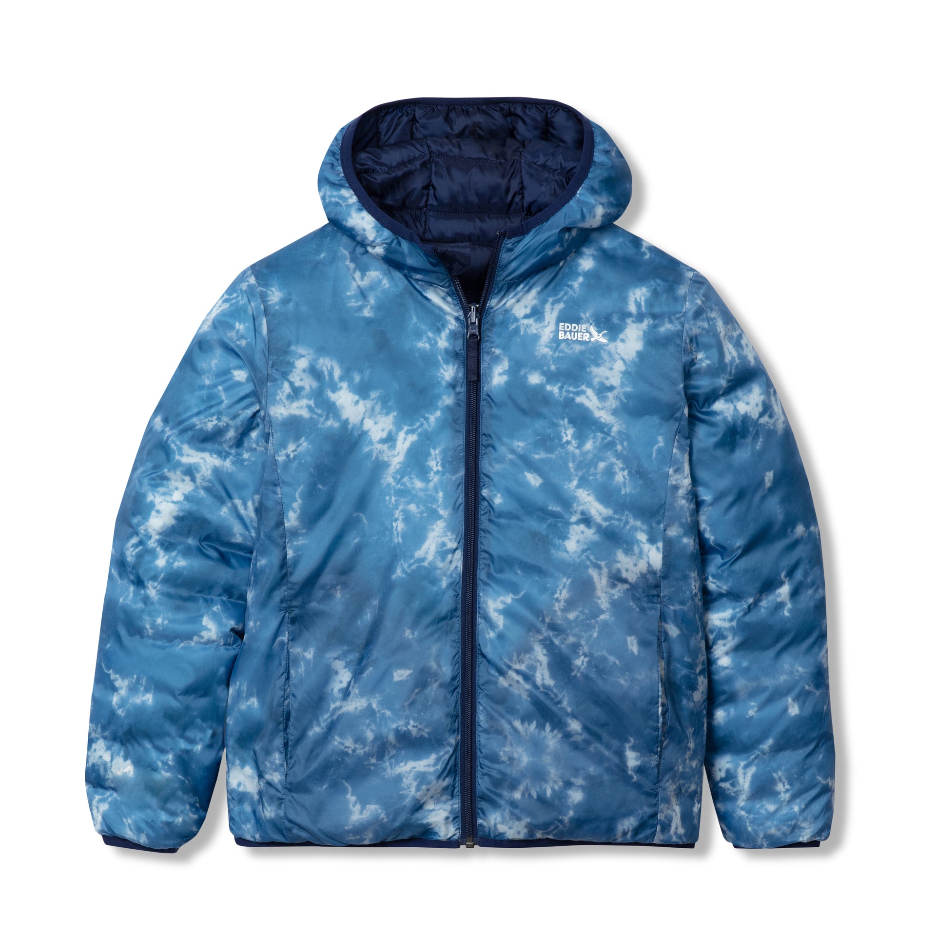 Eddie Bauer Kids Kids Reversible Cirruslite Down Hooded Jacket